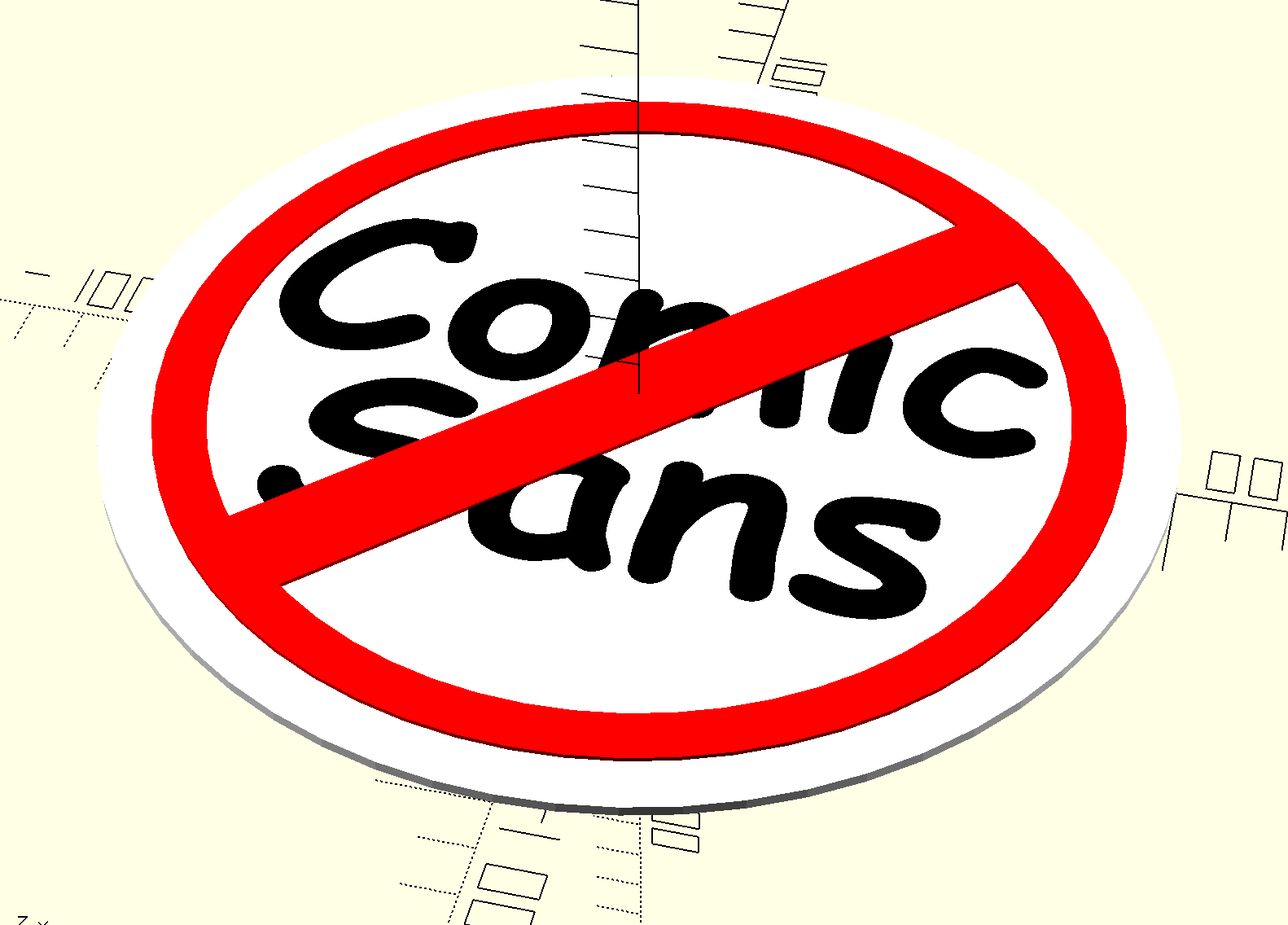 No Comic Sans – Stop the Scourge by Ch'marr | Download free STL model ...