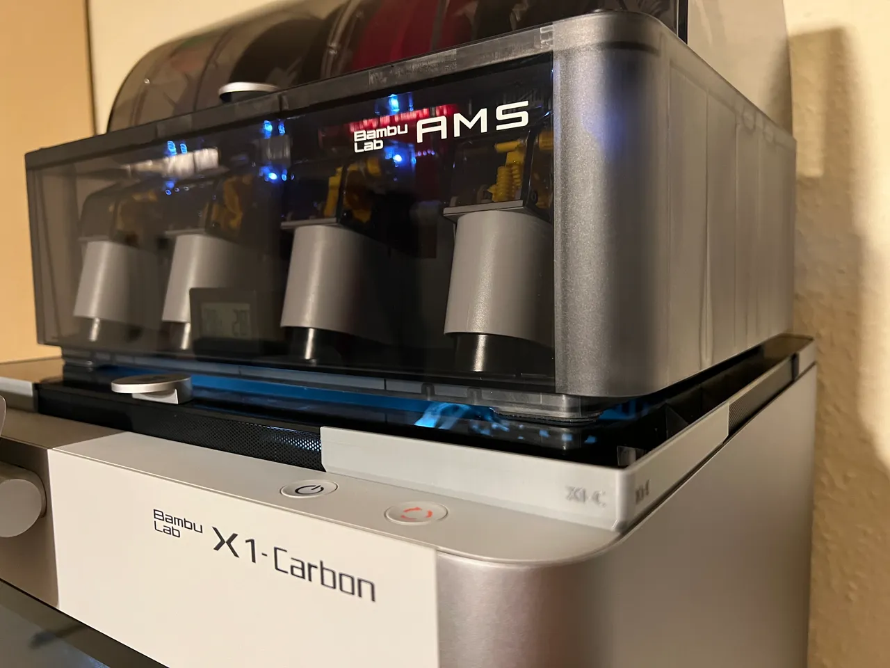 Bambulab X1-Carbon: Spacer for the glass lid, Abstandshalter für den ...