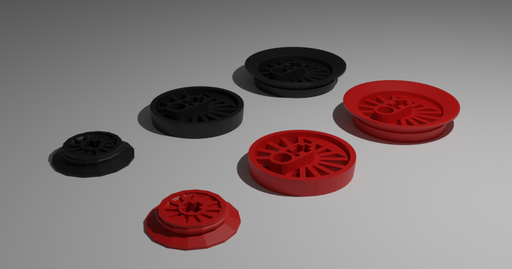 LEGO Train Wheels by Federvieh | Download free STL model | Printables.com