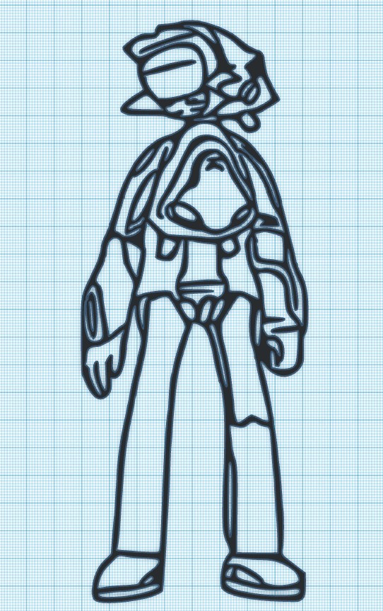 FLCL - CANTI - WALL ART by Ogama Industries | Download free STL model ...