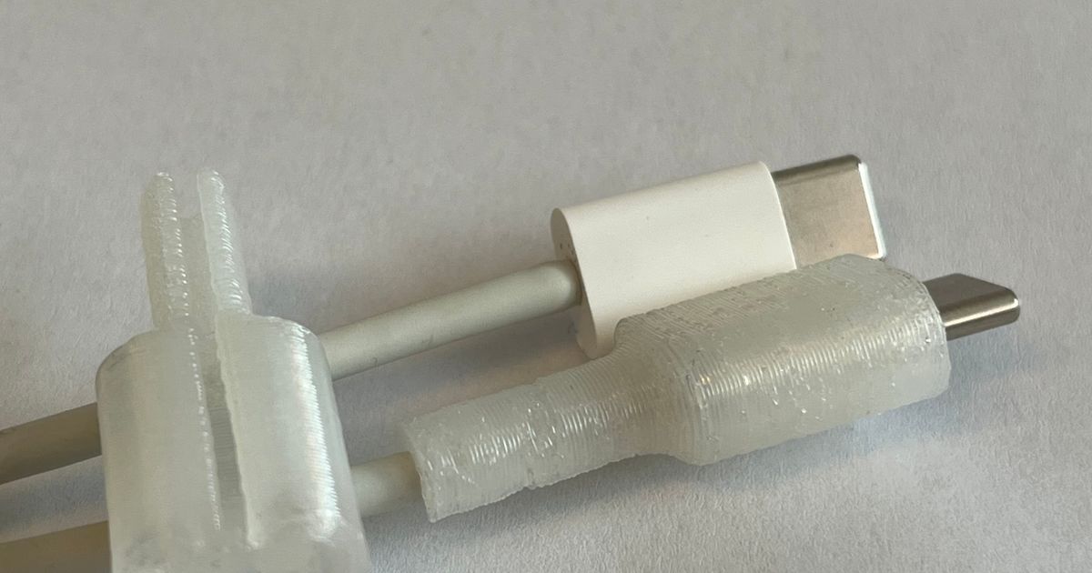 Apple USB-C Protector by GRO | Download free STL model | Printables.com