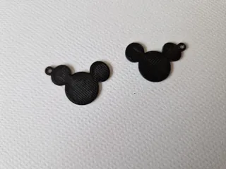 Mickey and Minnie earrings by Hojlokkevej14 | Download free STL model ...
