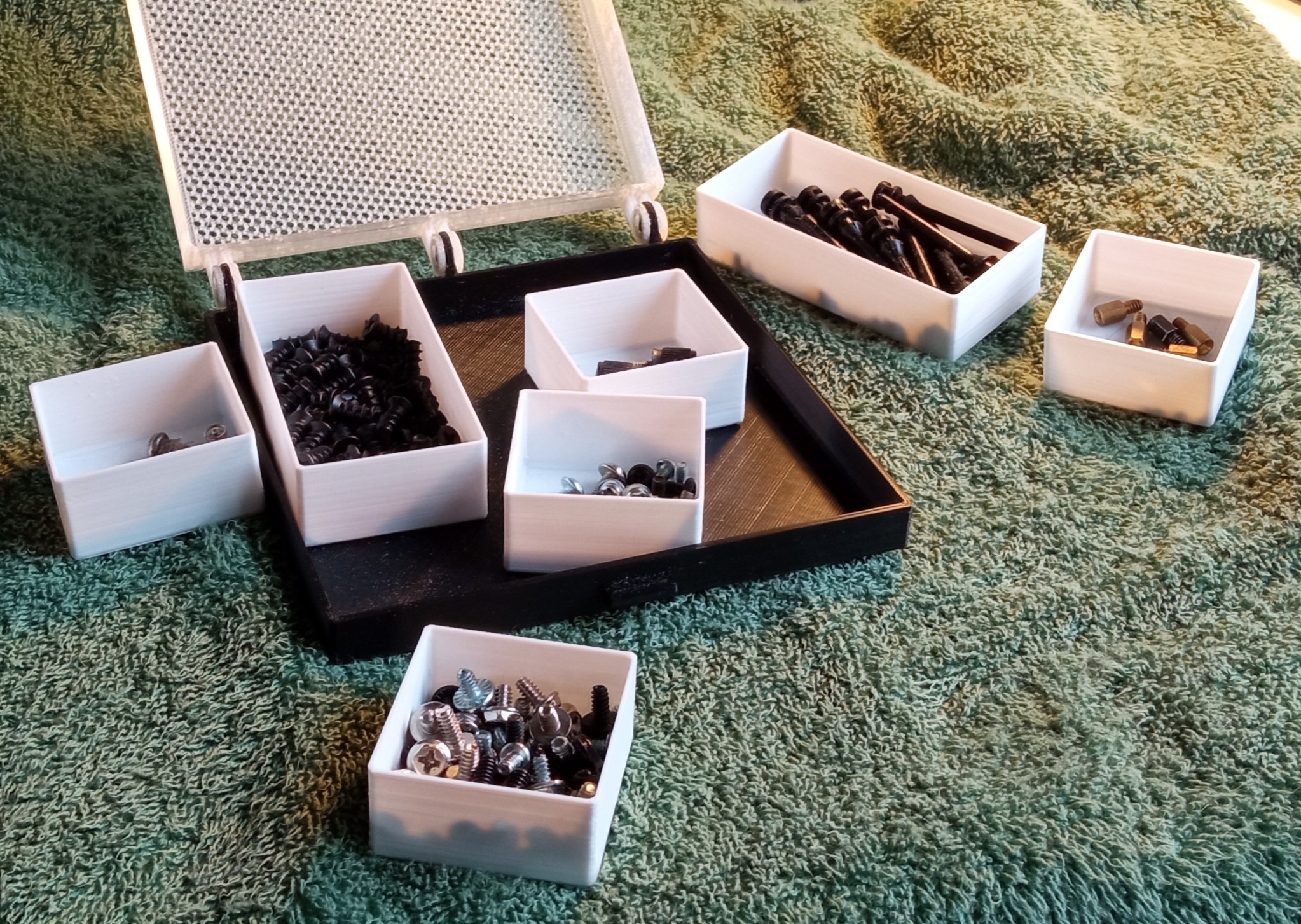 Customizable modular storage case by Equbuxu | Download free STL model ...