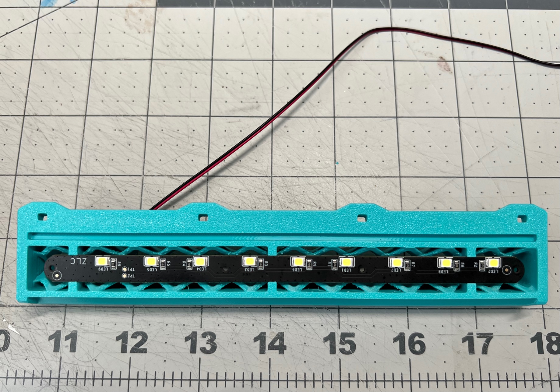 Bambu Lab P1P LED Light Front Upper Mount Bracket and Diffuser by ...