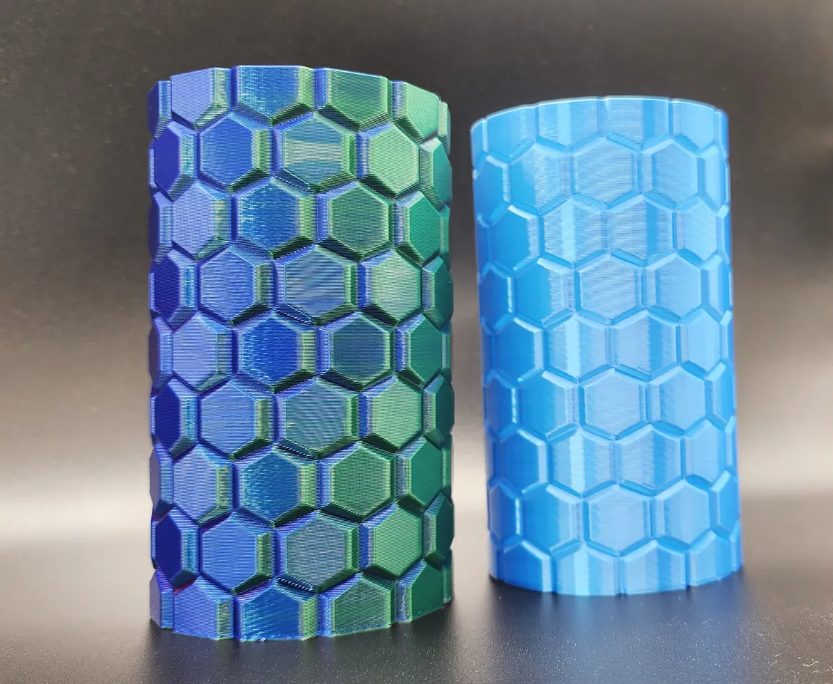Hex Tile Spiral Vases by Triple G Workshop | Download free STL model ...