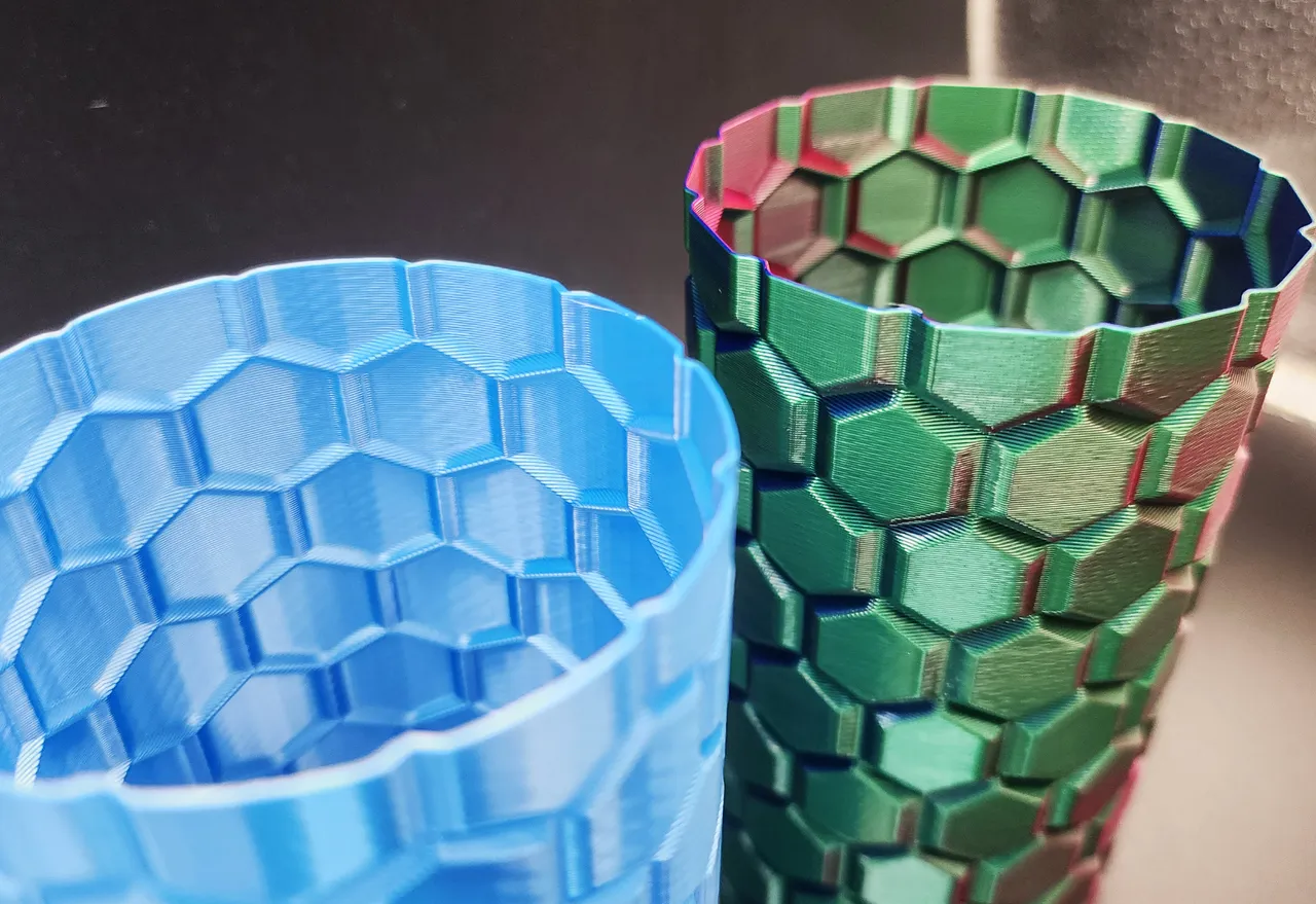 Hex Tile Spiral Vases by Triple G Workshop | Download free STL model ...