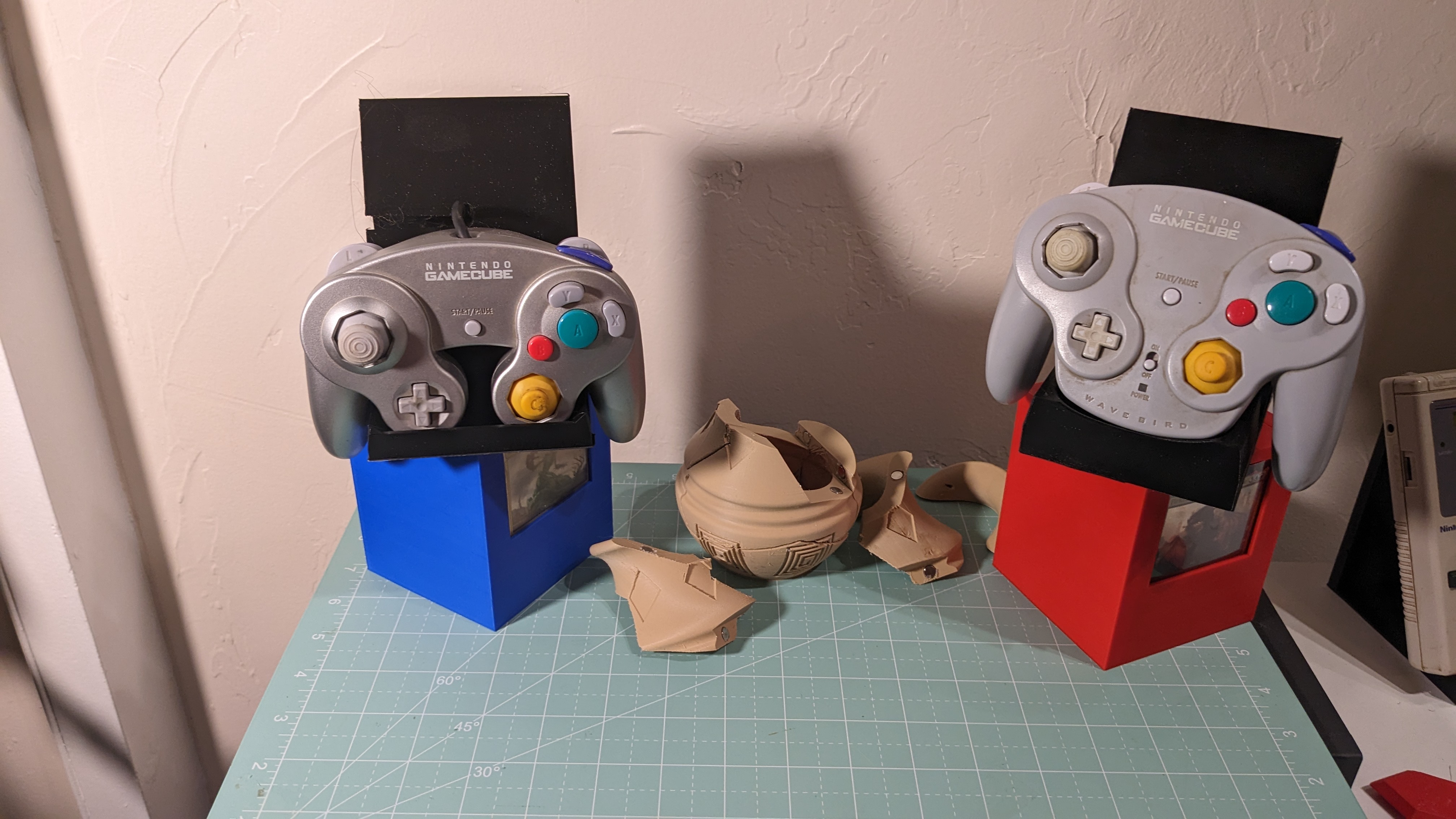Nintendo GameCube, WaveBird and DK Bongos Controller Display Shelves by ...