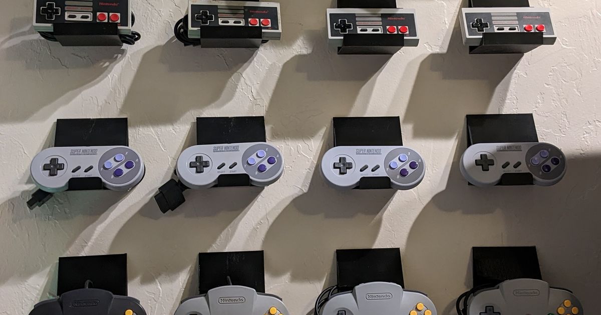 Nintendo GameCube, WaveBird and DK Bongos Controller Display Shelves by ...