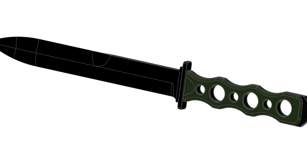 BenchMade Inspired Dagger by onus | Download free STL model ...