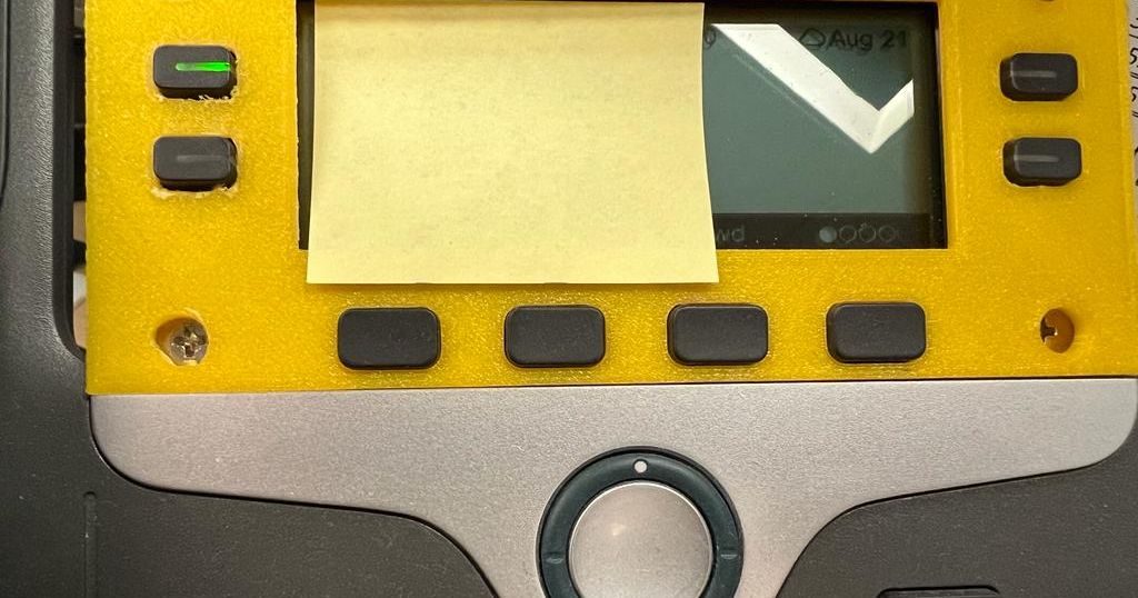 Cisco Phone Cover by aqsutarwala | Download free STL model | Printables.com