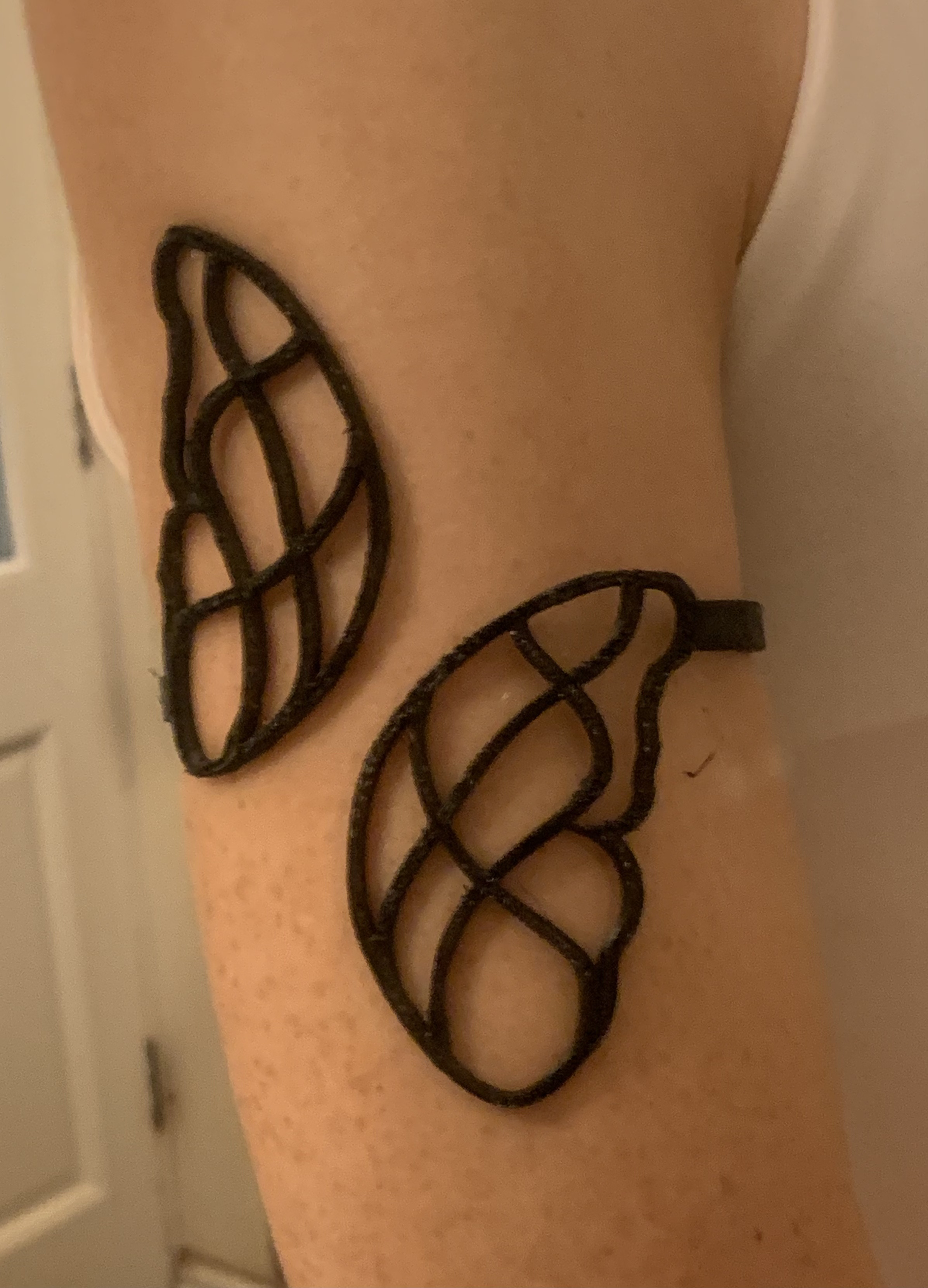 Butterfly Arm Bangle by Robeena Shepherd | Download free STL model ...