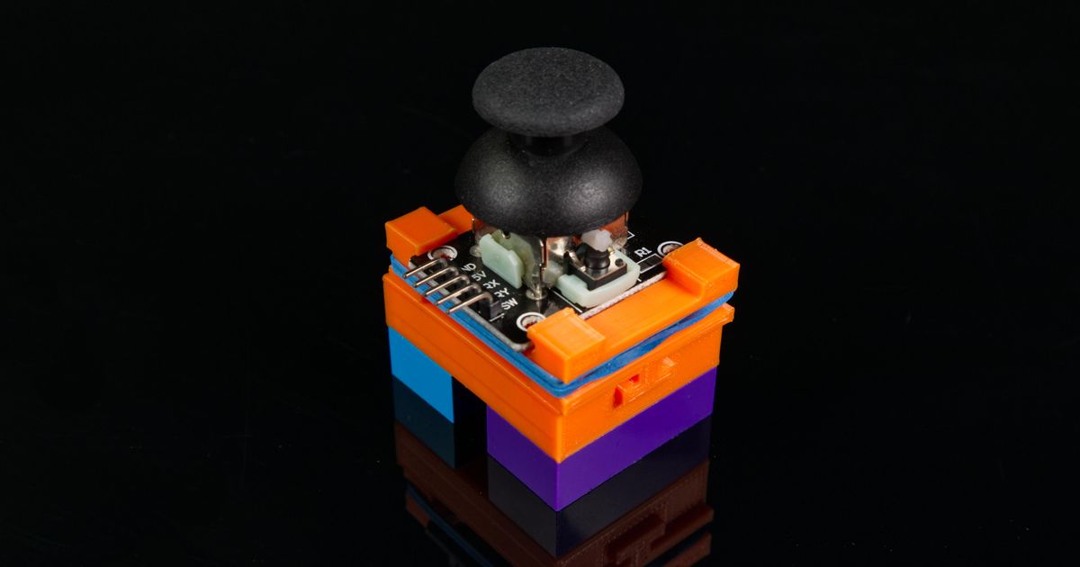 Thumbstick Sensor Holder (Brick Compatible) by BrownDogGadgets | Download free STL model ...
