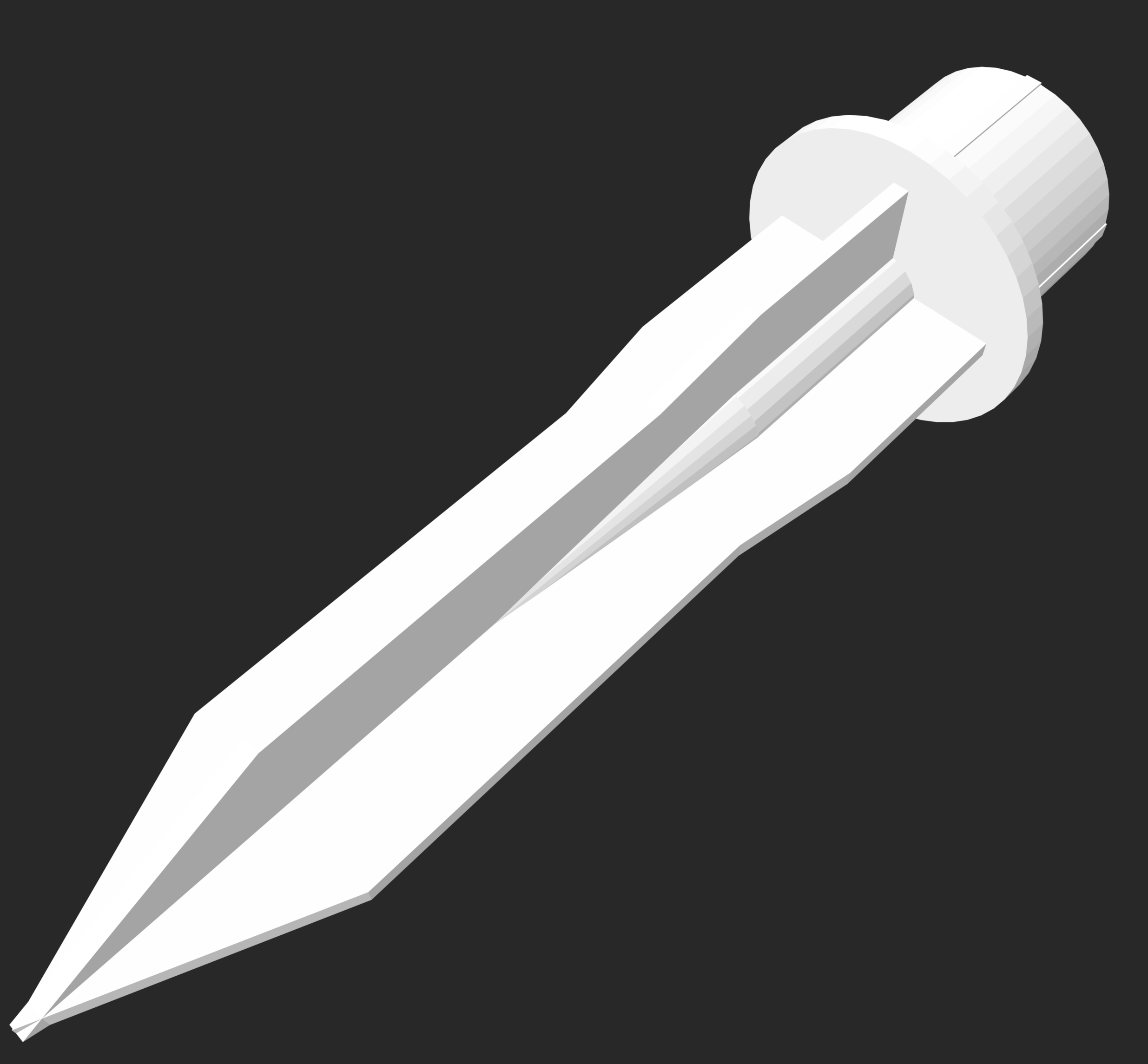 Solar Lamp Replacement Stake by Chad Margetts | Download free STL model ...