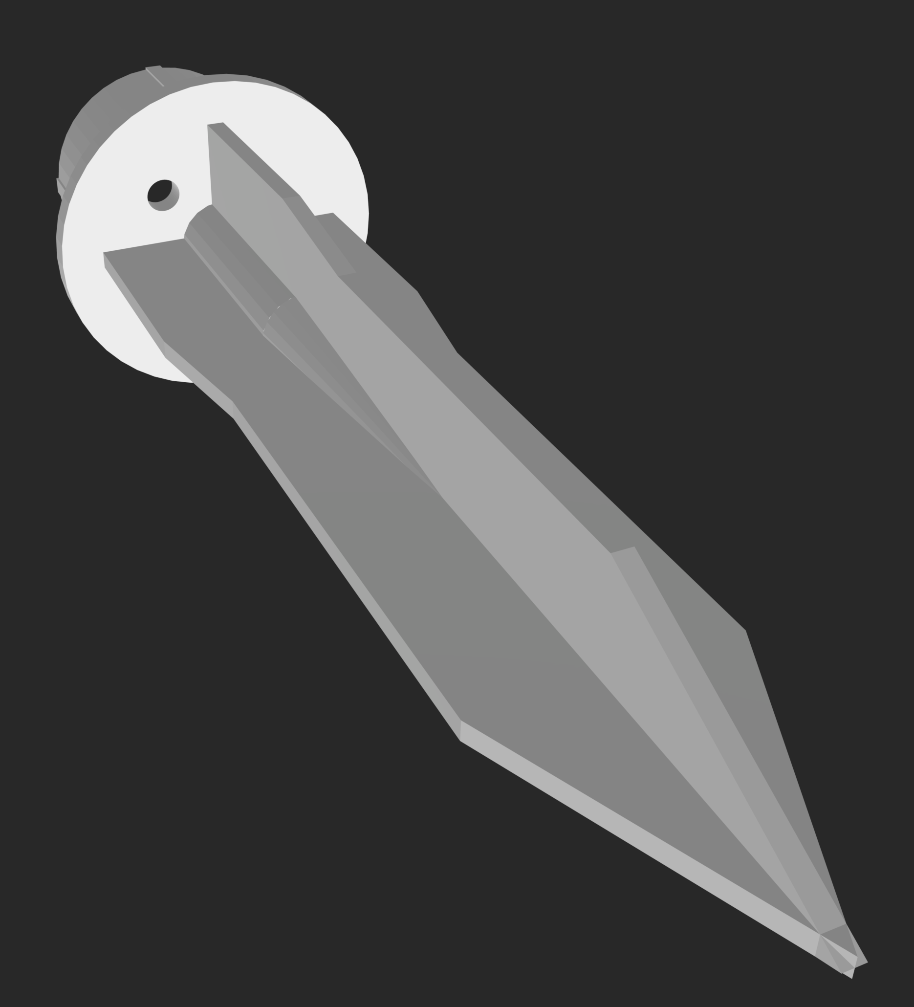 Solar Lamp Replacement Stake by Chad Margetts | Download free STL model ...