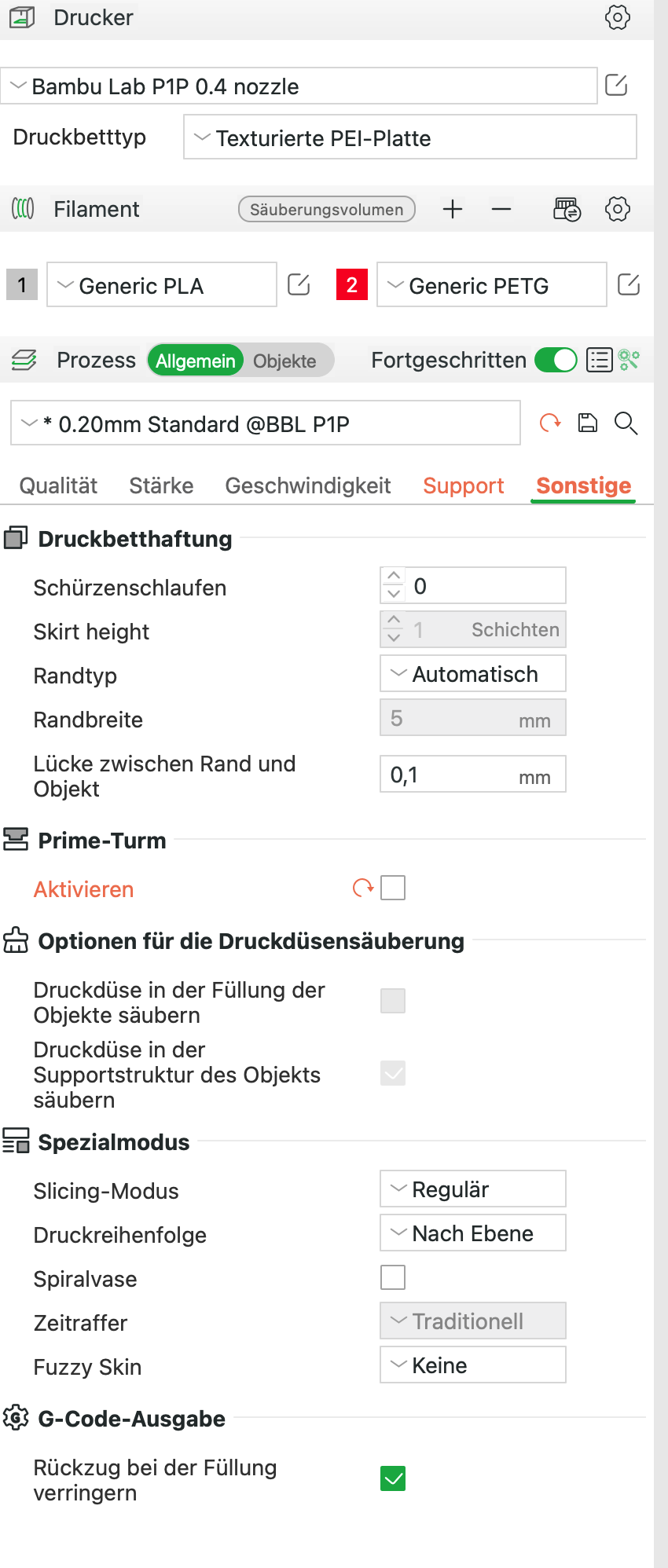 Tip for ultra smooth surfaces under Support for Bambu Lab P1P, X1, X1C ...