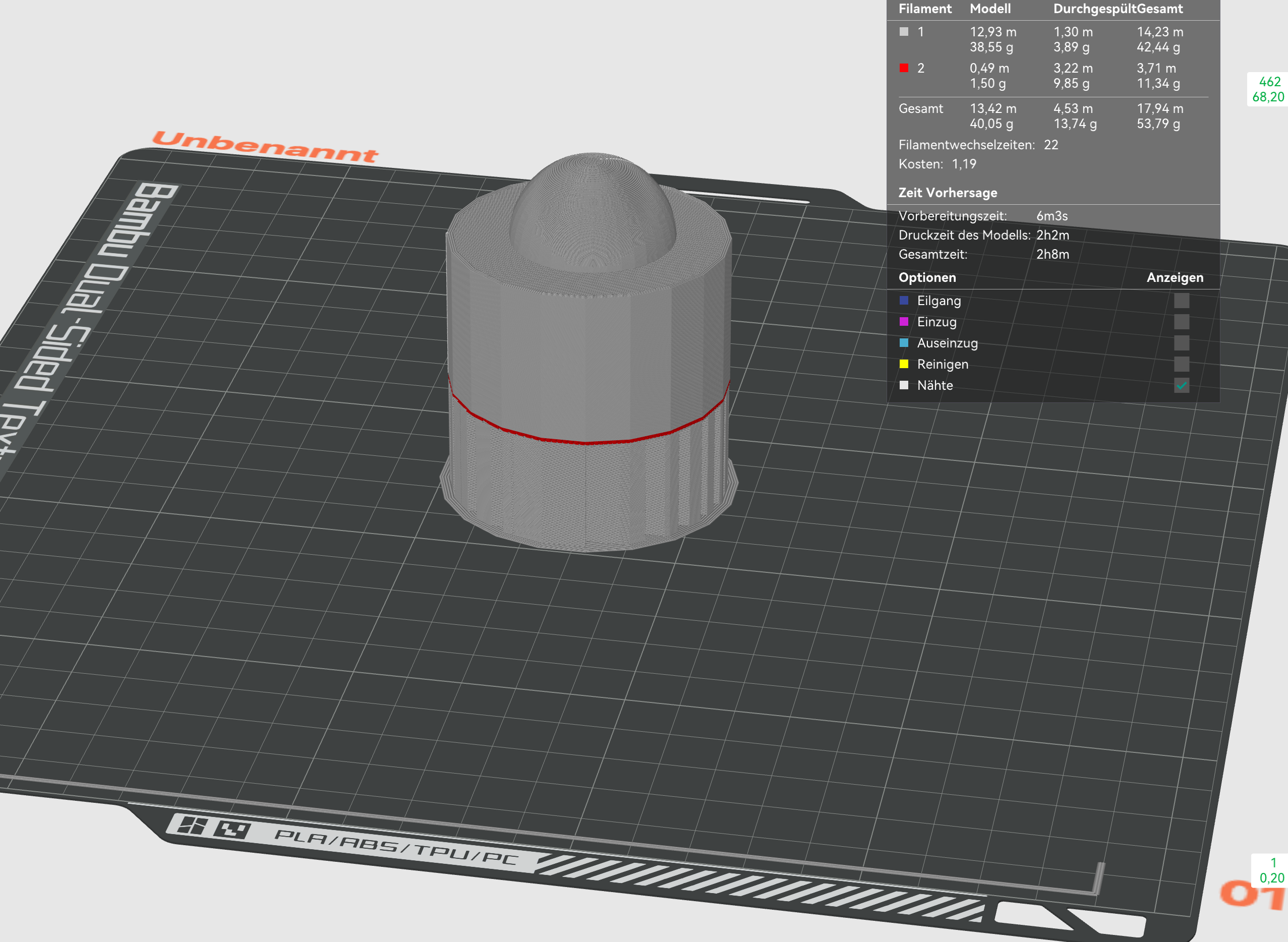 Tip for ultra smooth surfaces under Support for Bambu Lab P1P, X1, X1C, Support very easily ...