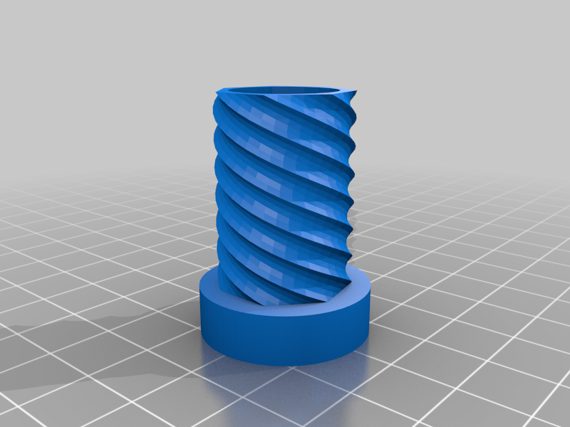 Smooth Twist Container By Eric Williams Download Free Stl Model