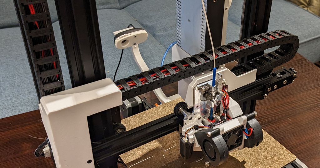 Ender 3 Micro Swiss DD Drag Chain / Cable Chain Mounts by Eric Anastas ...