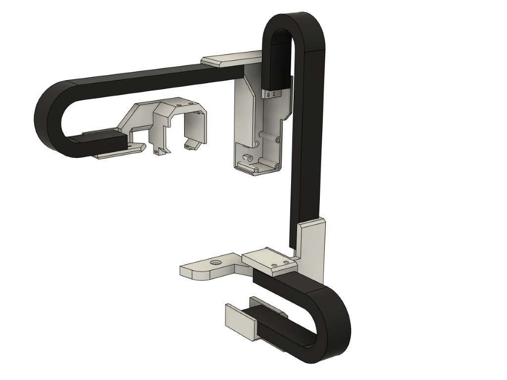 Ender 3 Micro Swiss DD Drag Chain / Cable Chain Mounts by Eric Anastas ...