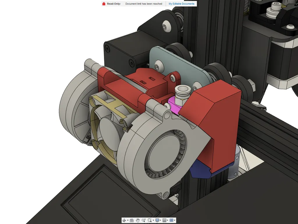 Satsana Dual 5015 Fan Duct for Ender 3 / CR-10 by Eric Anastas ...
