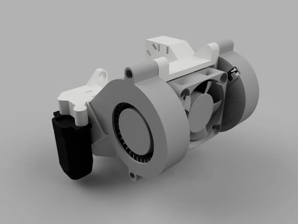 Satsana Dual 5015 Fan Duct for Ender 3 / CR-10 by Eric Anastas ...