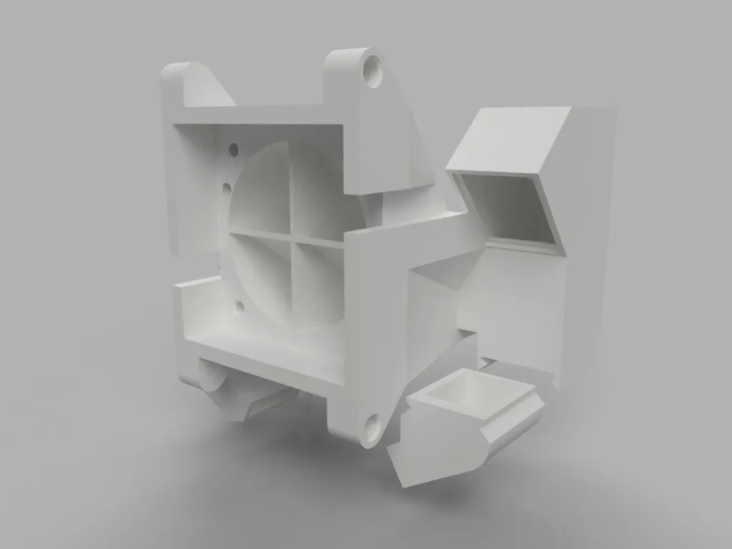 Satsana Dual 5015 Fan Duct for Ender 3 / CR-10 by Eric Anastas ...