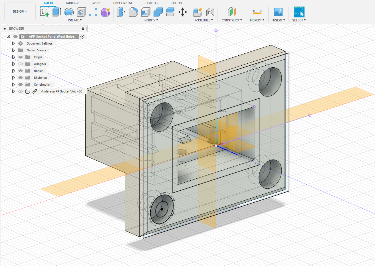 Anderson Powerpole Chassis Socket Panel by Eric Anastas | Download free ...