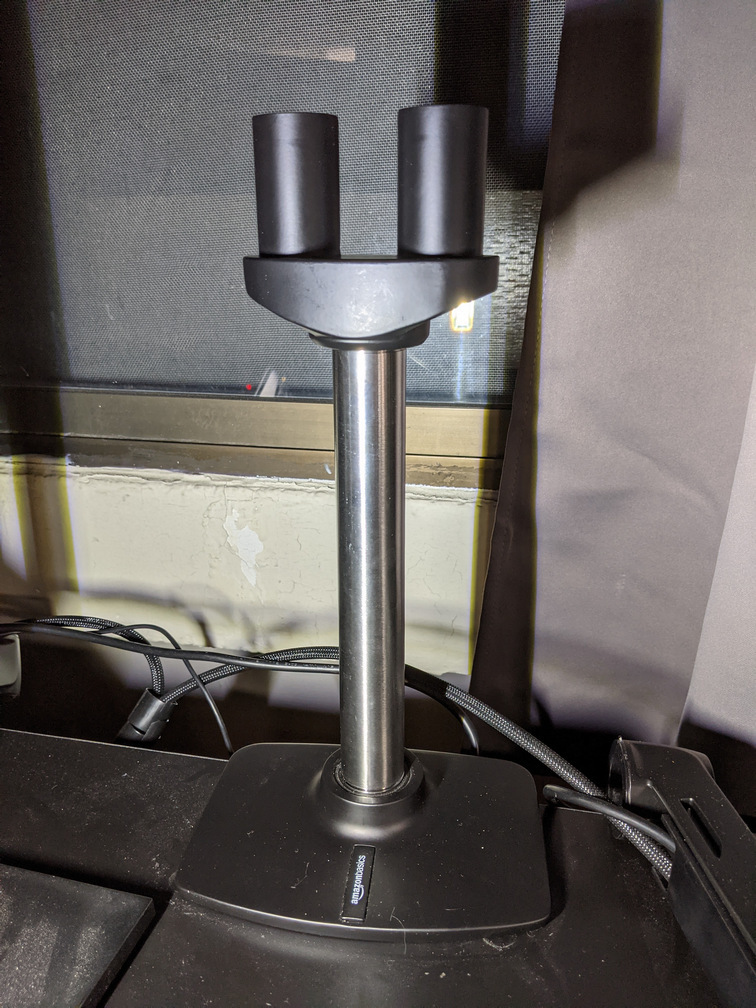 Ergotron LX / Amazon Basics Dual Monitor Arm Extension Pole Adapter by ...