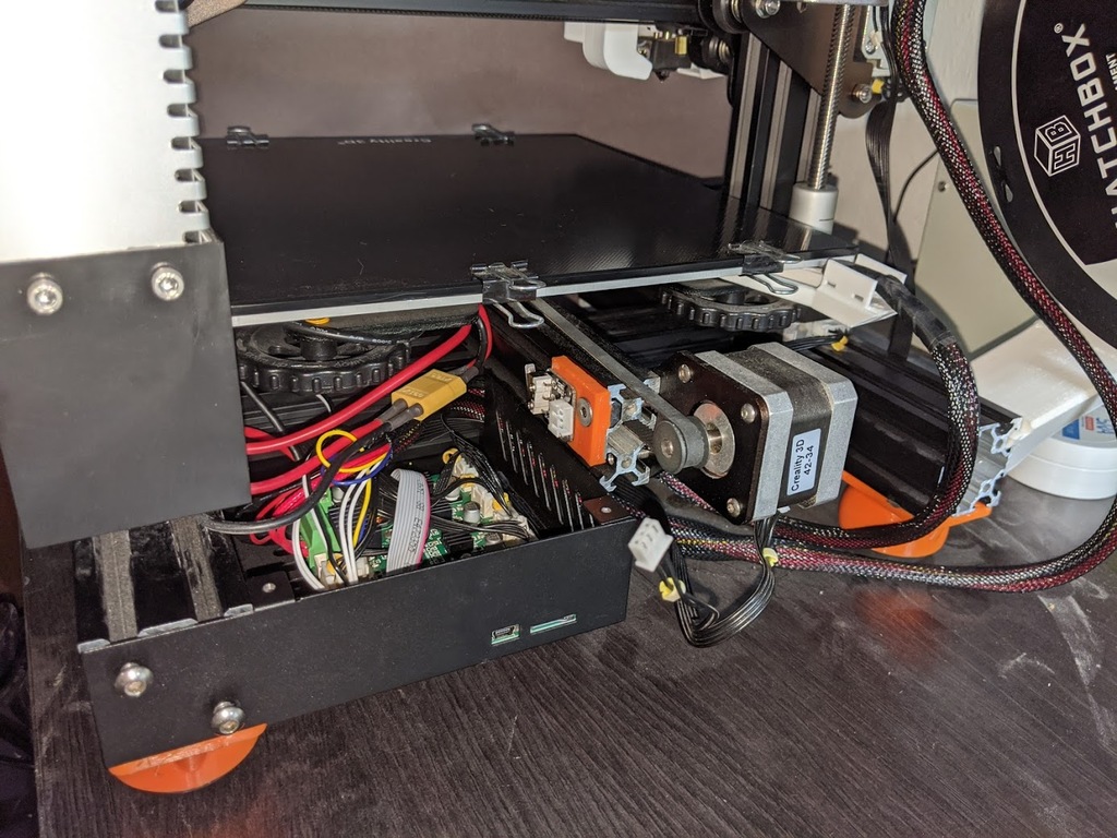 Rear Mounted Stock Ender 3 Electronics Case by Eric Anastas | Download ...