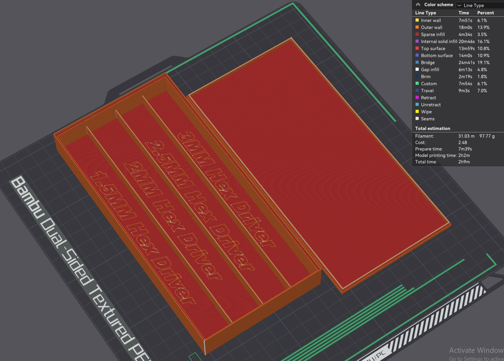 Minimalist Hex Driver Case (Organizer) w/ Lid (No Supports) by Andrew Nelson | Download free STL ...
