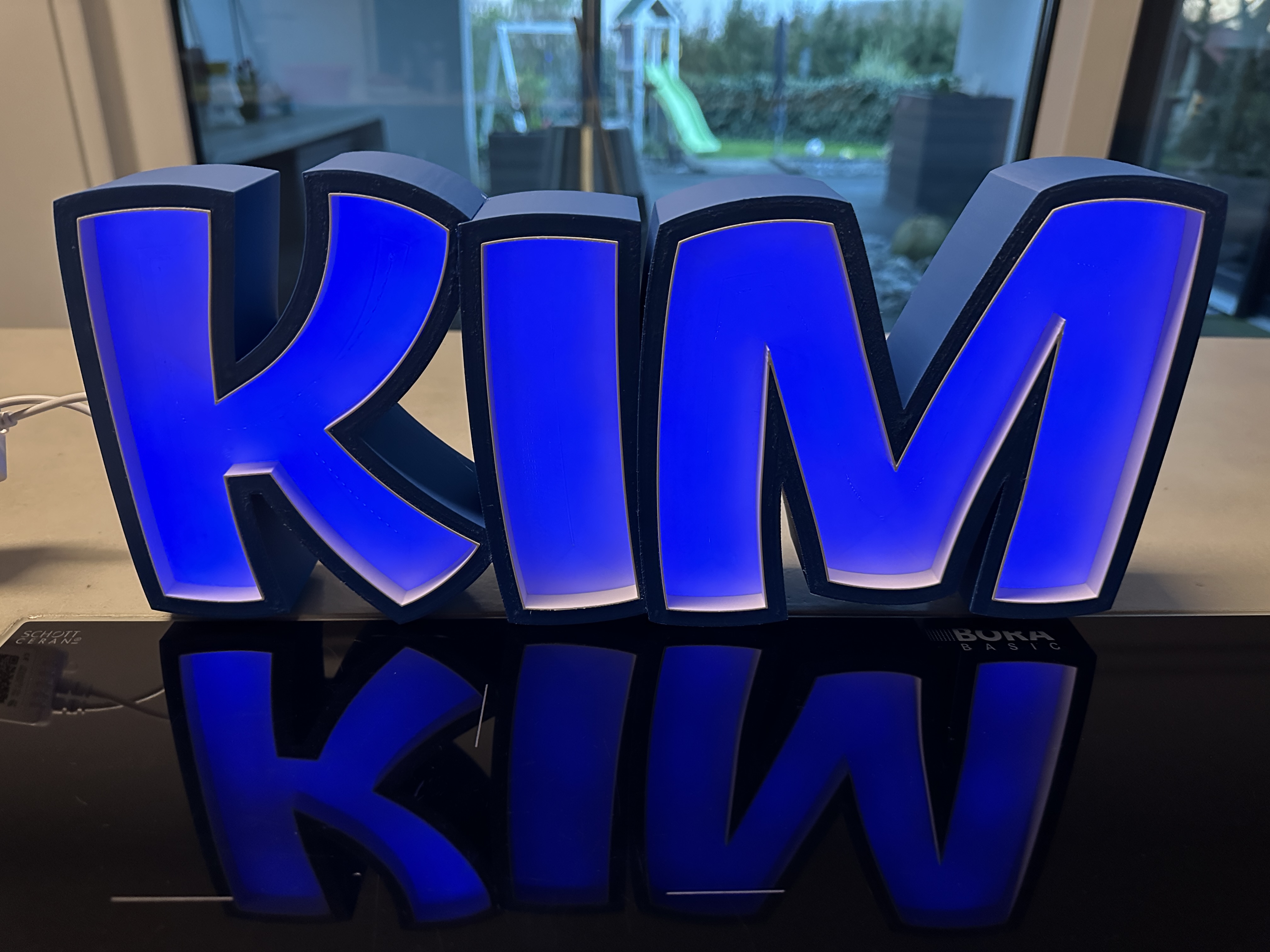 KIM LED- Namenslampe by T-D3SIGN | Download free STL model | Printables.com