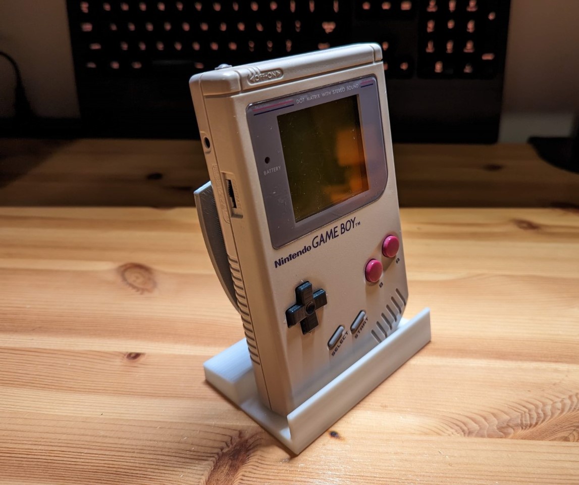 Game Boy Stand with Removable Zelda Shield by Ken Mills | Download free ...