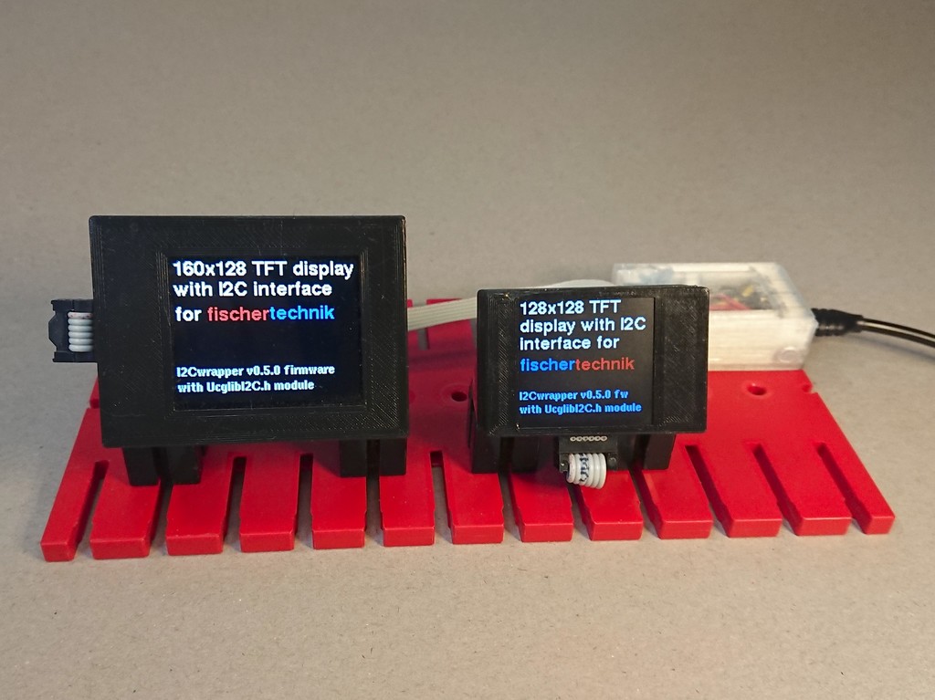 I2C TFT displays for fischertechnik by juh | Download free STL model ...