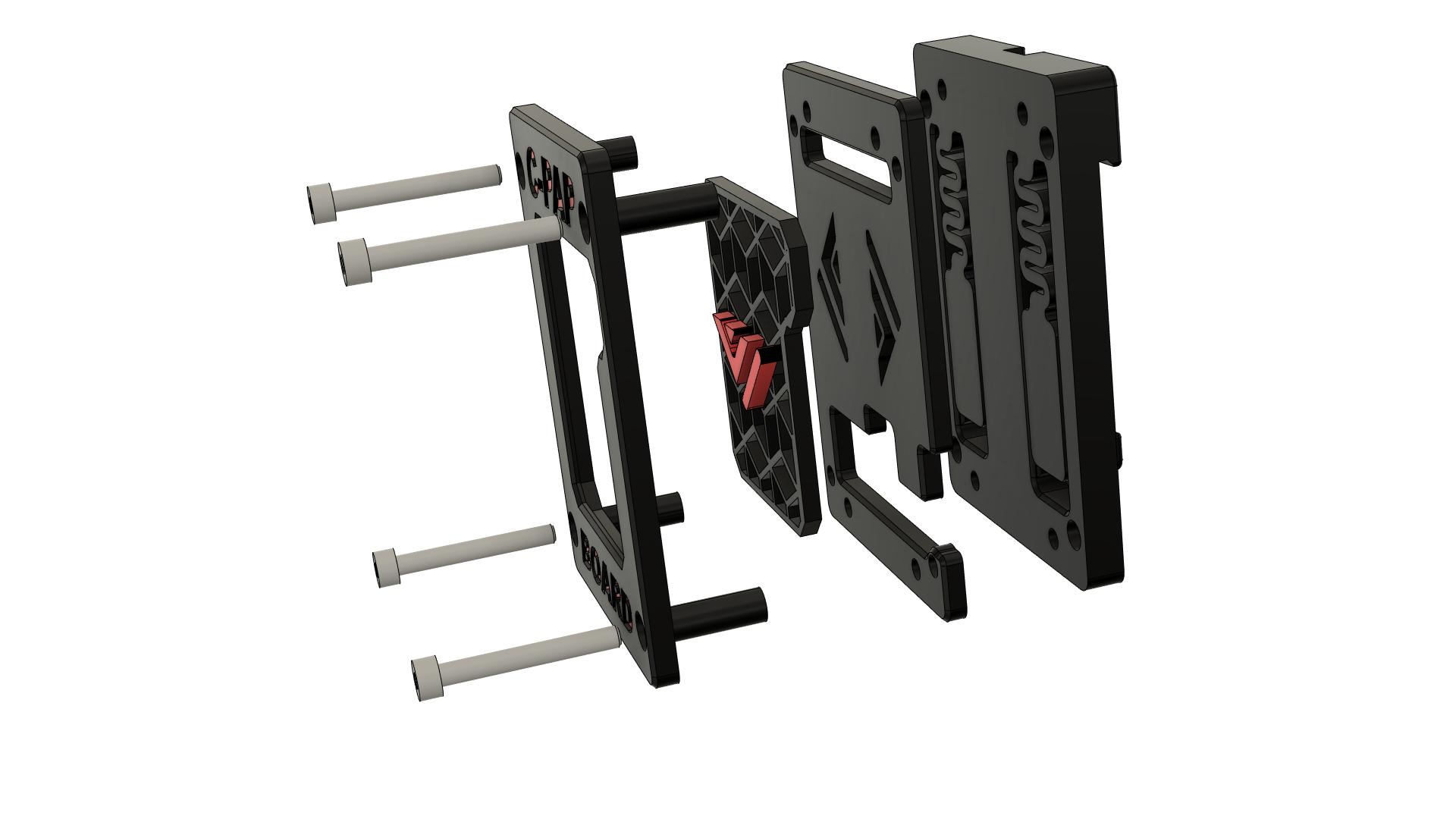 DIN Rail C-Pap board support by Aldoale | Download free STL model ...