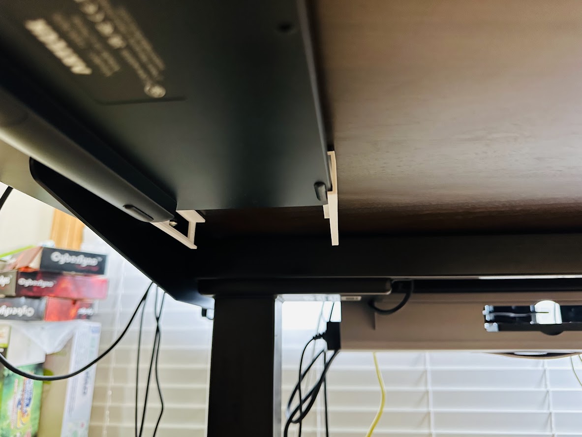Simple underdesk keyboard holder by jericho | Download free STL model ...