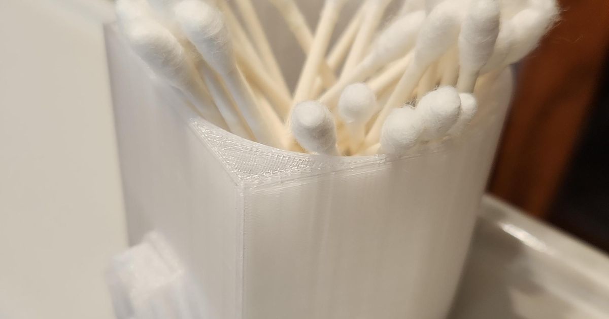 Q-Tip Holder for Honeycomb Wall HSW - NO TABS by enahs | Download free ...