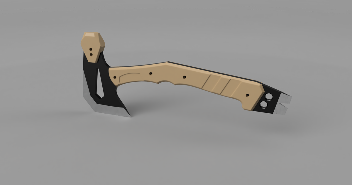 ULTRA Tactical Axe by Szeez | Download free STL model | Printables.com