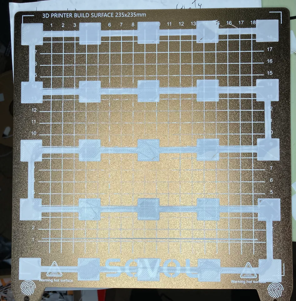 Mesh Bed Leveling Z Test Pattern - 25 Points by Maxim7745 | Download ...
