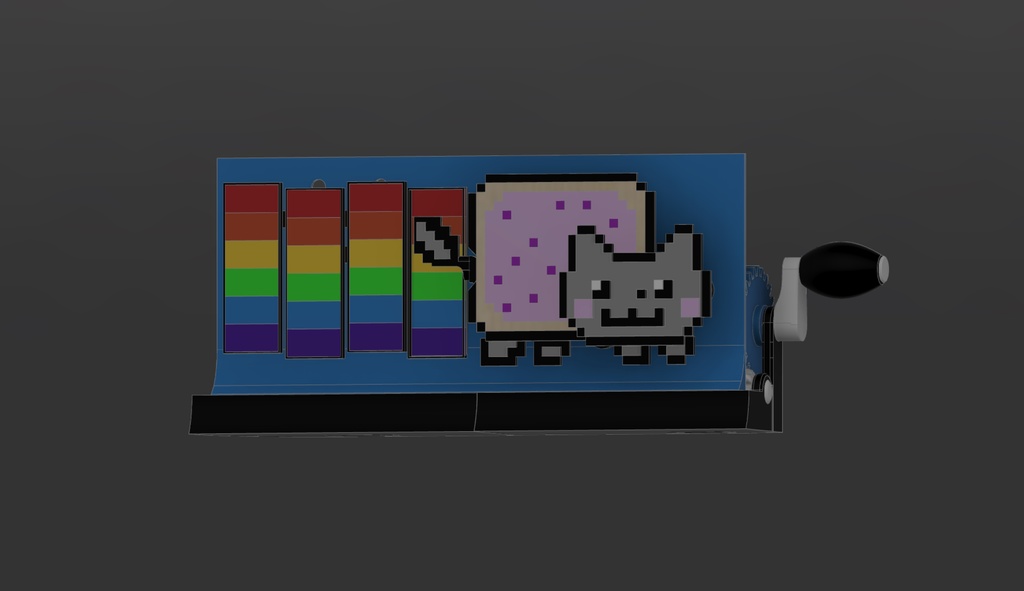 Mechanical Nyancat by kyleschieffer | Download free STL model ...