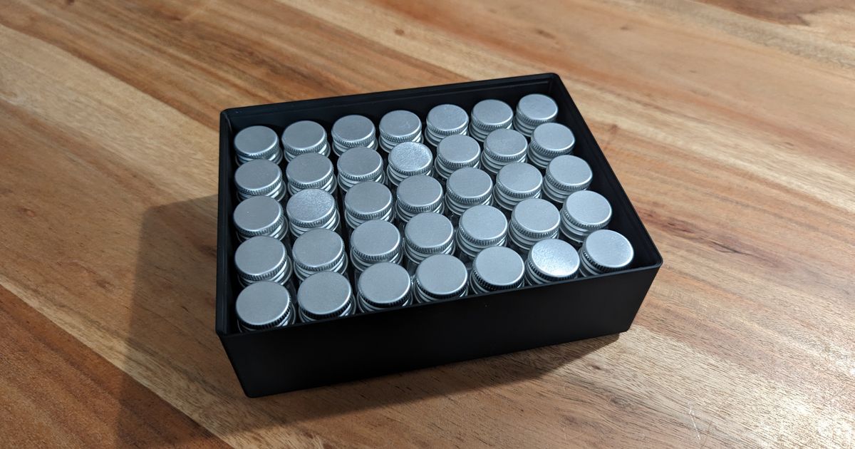 Gridfinity Small Jar Container by LayerCake | Download free STL model ...