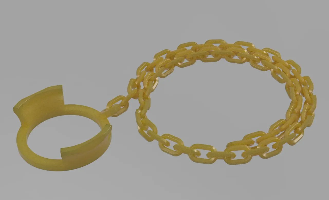 Print-In-Place Monocle and Chain by amoose136 | Download free STL model ...