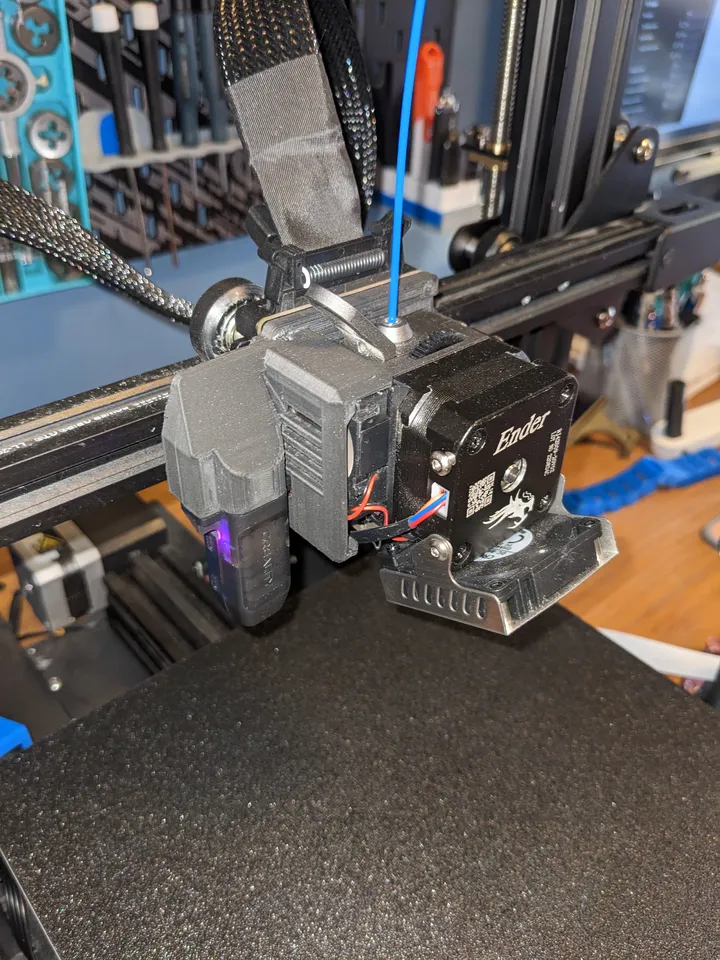 Sprite Pro Extruder "As Close to Zero" backplate mount for Ender 3/v2 ...