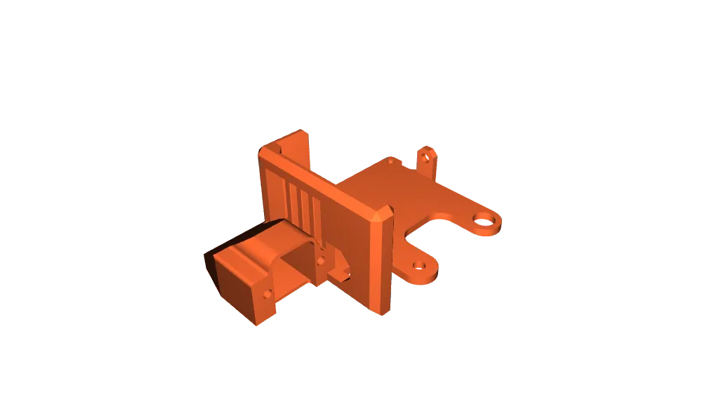 Sprite Pro Extruder "As Close to Zero" backplate mount for Ender 3/v2 ...