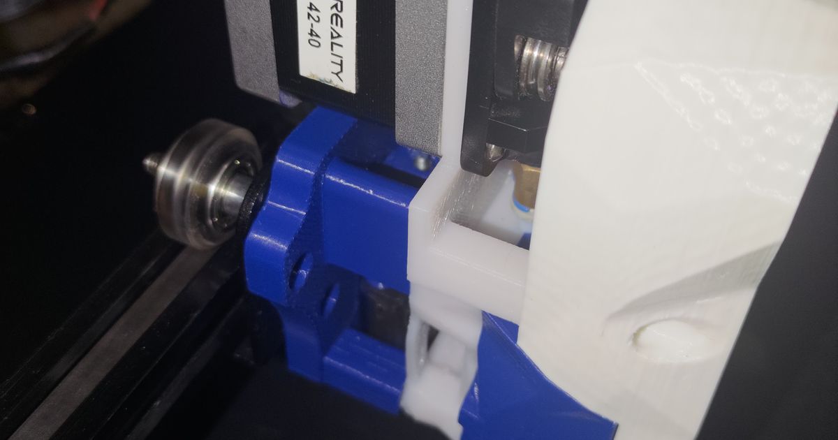 StealthBurner Stock Extruder Adapter for Ender 3 V1 by Hakaishin ...