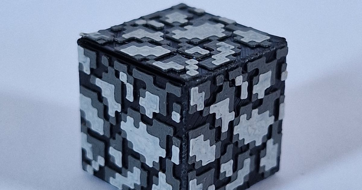 Minecraft Bedrock full color by Plexus | Download free STL model ...