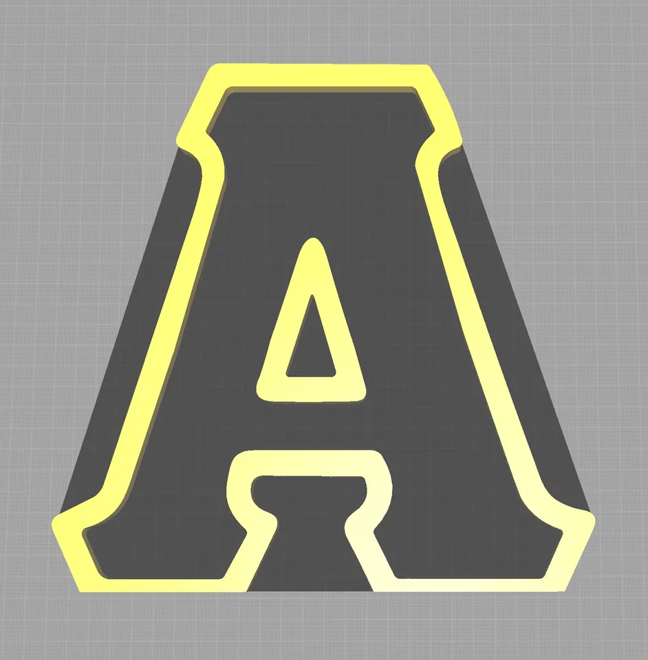 Greek Letter Alpha by Aft3RMath3D | Download free STL model ...
