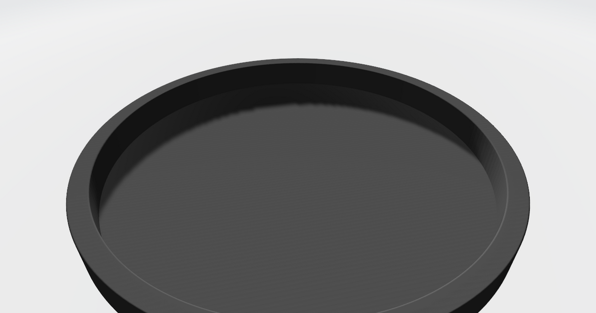 Round Tray by cSandra | Download free STL model | Printables.com