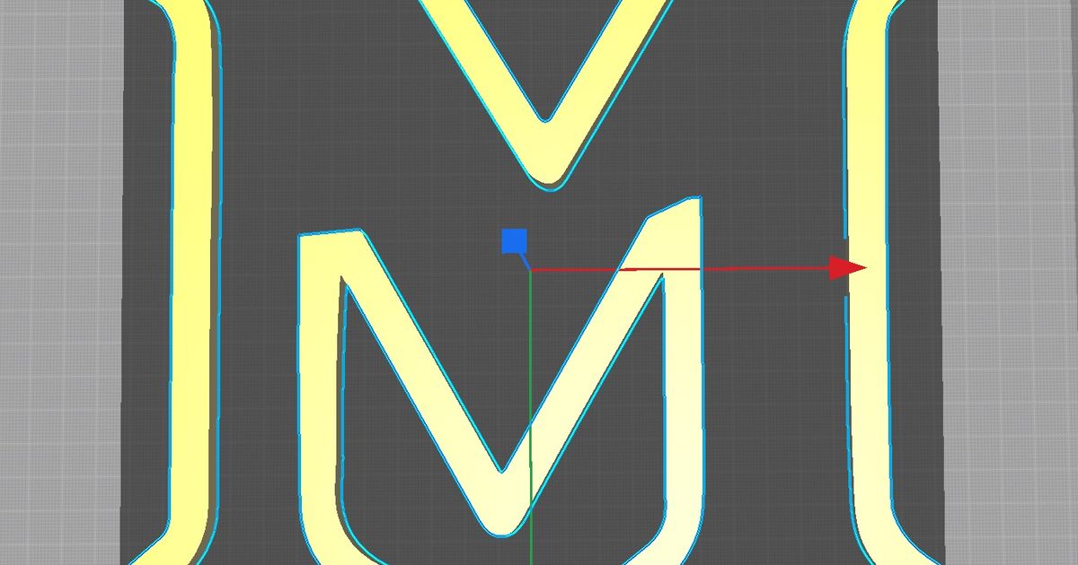 Greek Letter Mu by Aft3RMath3D | Download free STL model | Printables.com