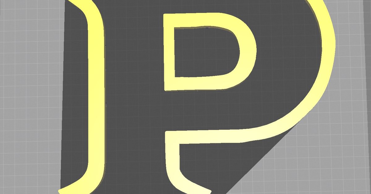 Greek Letter Rho by Aft3RMath3D | Download free STL model | Printables.com