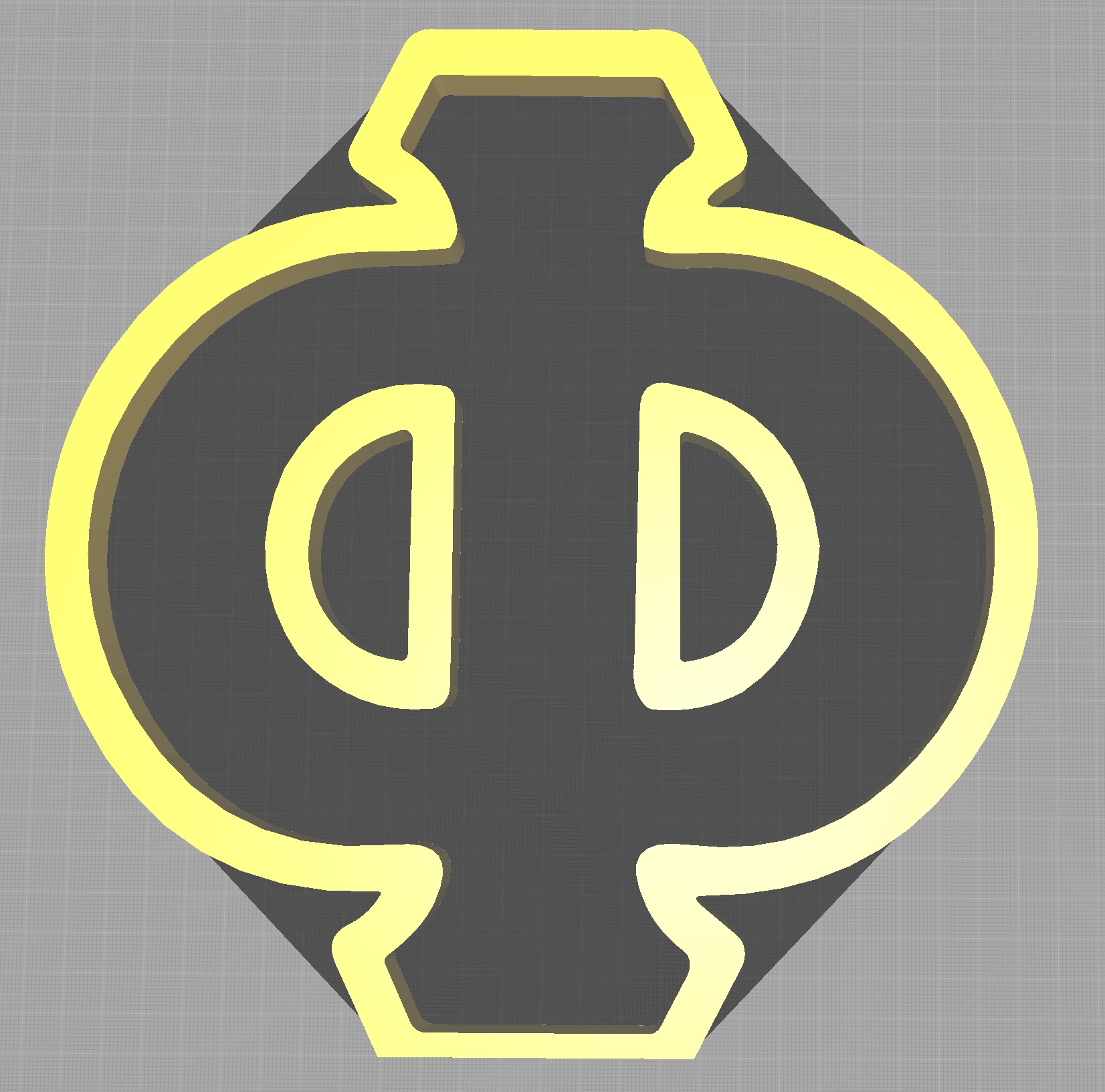 Greek Letter Phi by Aft3RMath3D | Download free STL model | Printables.com